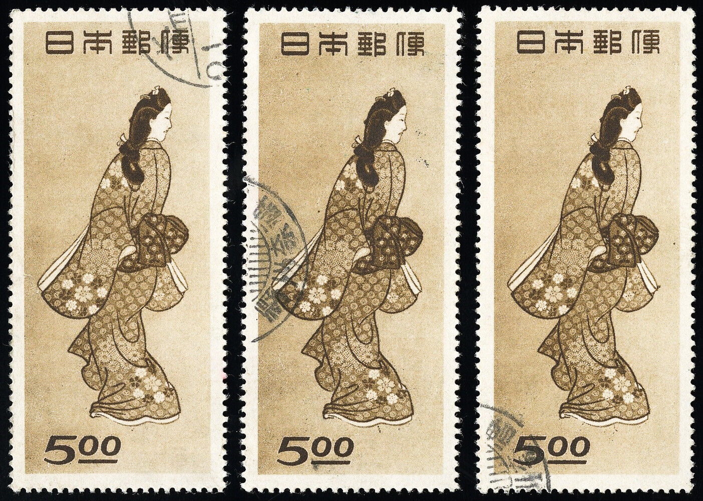 Japan Stamps # 422 Used XF Lot Of 3 Scott Value $90.00 | Asia - Japan ...