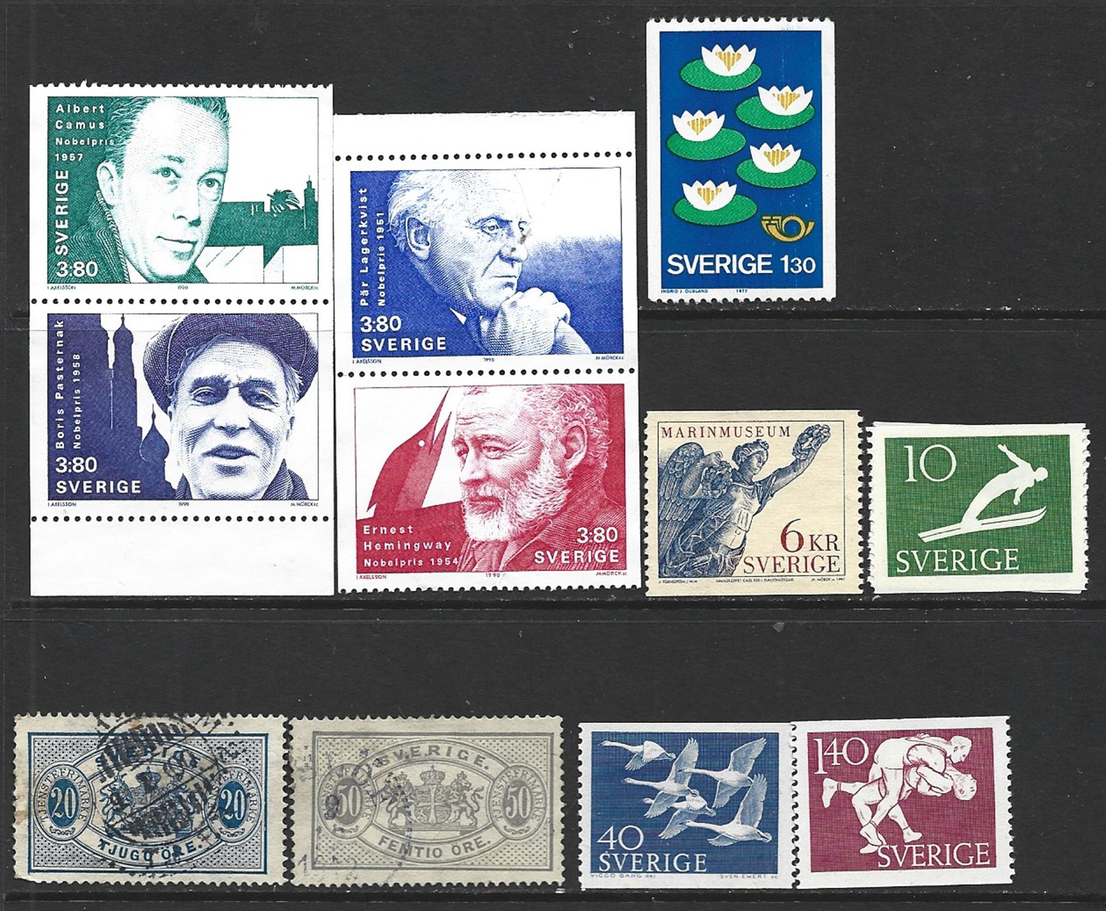 Collection LOT 13388 Sweden 11 Stamps 1881+ Cv+$18 | Europe - Sweden ...