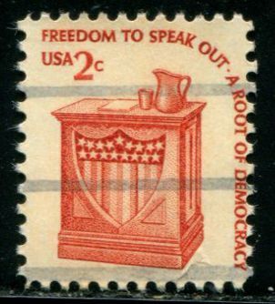 1582 US 2c Freedom to Speak Out, used | United States, General Issue ...