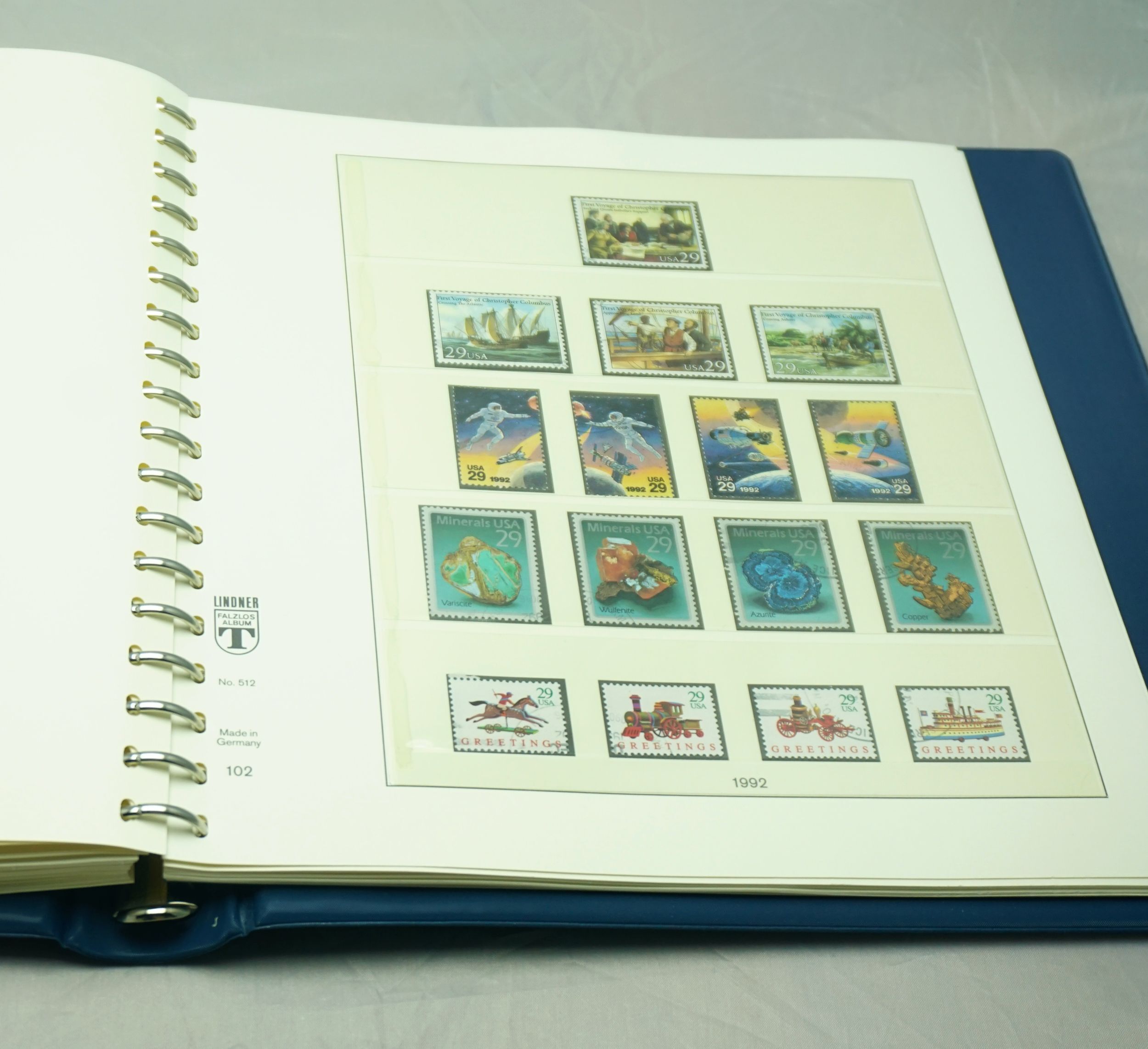 Lindner USA Postage Stamp Booklet Collection in 10 Hingeless Albums up ...