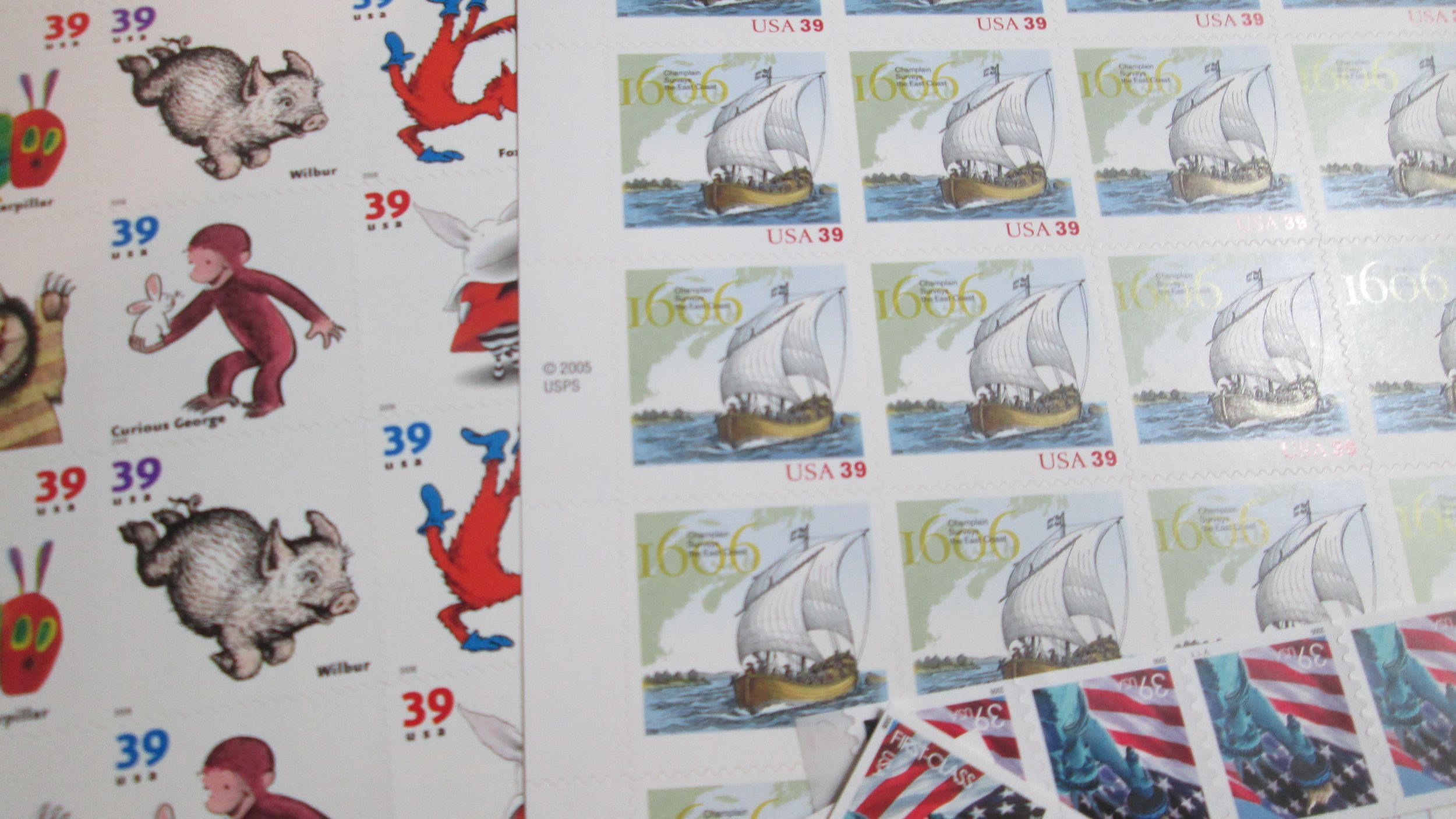 Discount Postage 210x 39c US Postage Stamps Face $81.95 MNH | United ...