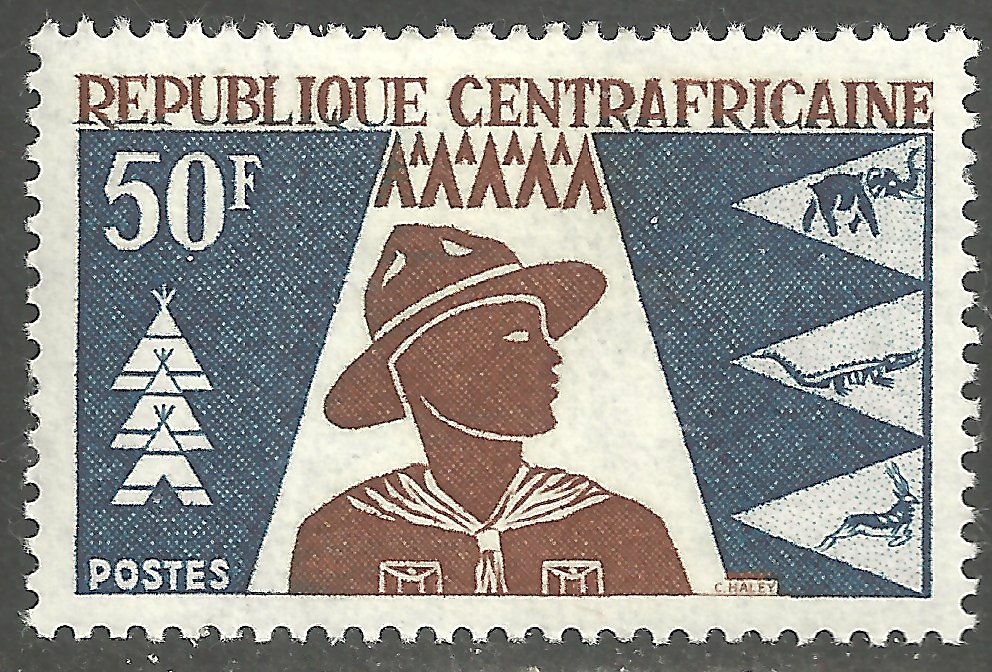 Central African Republic Scott 67 | Africa - Central African Republic ...