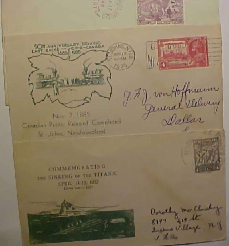 New Founland Ship Titanic 1962 1935 RR 1948 SS Northern Ranger | Canada ...