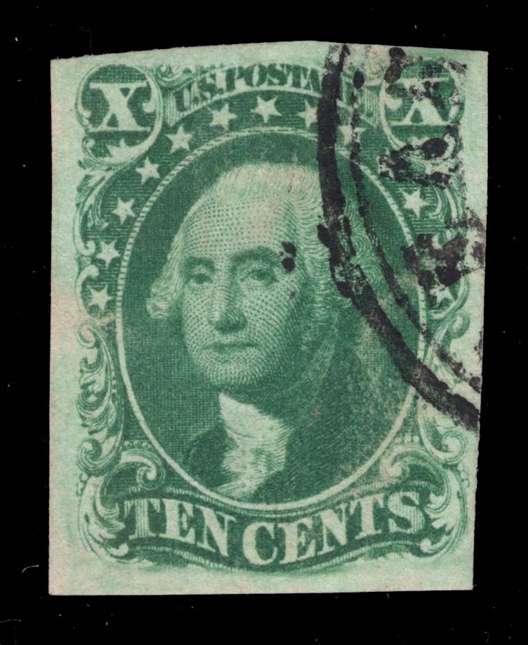 US Stamps # 15 Imperf Used XF CAT. $250+ LOT #14536 | United States ...