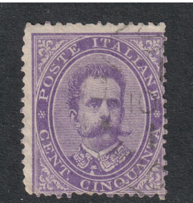 Italy # 50 , King Humbert I , Fine Used Stamp - I Combine S/H | Europe ...