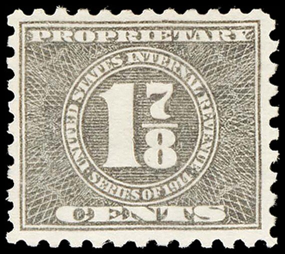 U.S. REV. Proprietary Rb37 Mint (ID # 109428) | United States, Revenues ...