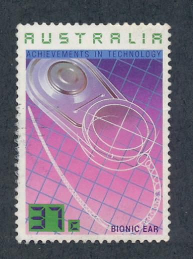 Australia 1987 Scott 1036 used - 37c, Technology, bionic ear ...