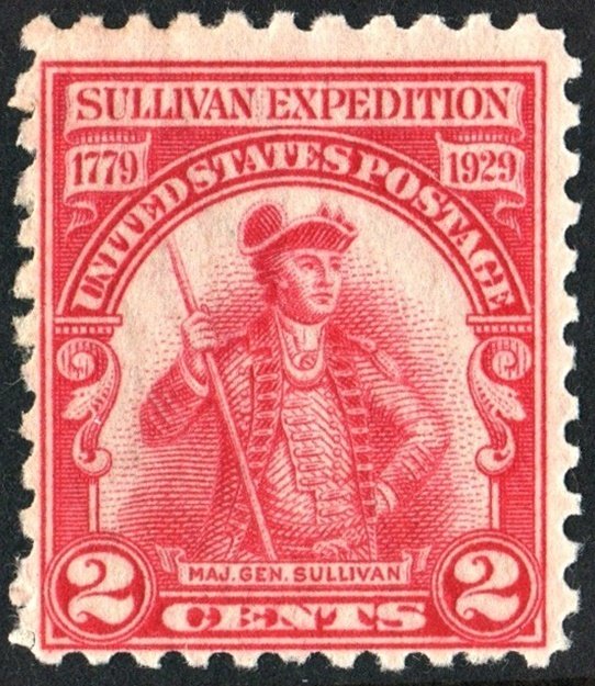SC#657 2¢ Sullivan Expedition (1929) MLH | United States, General Issue ...