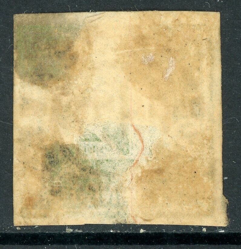 Germany States 1850 Bavaria 12 Kr Yellow Green Scott #13 VFU G393 ...