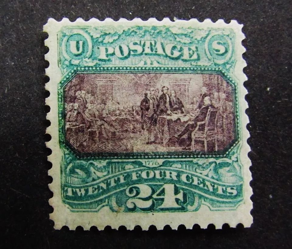 US Stamp # 120 Mint OG NH $8000 S27x1102 | United States, General Issue ...