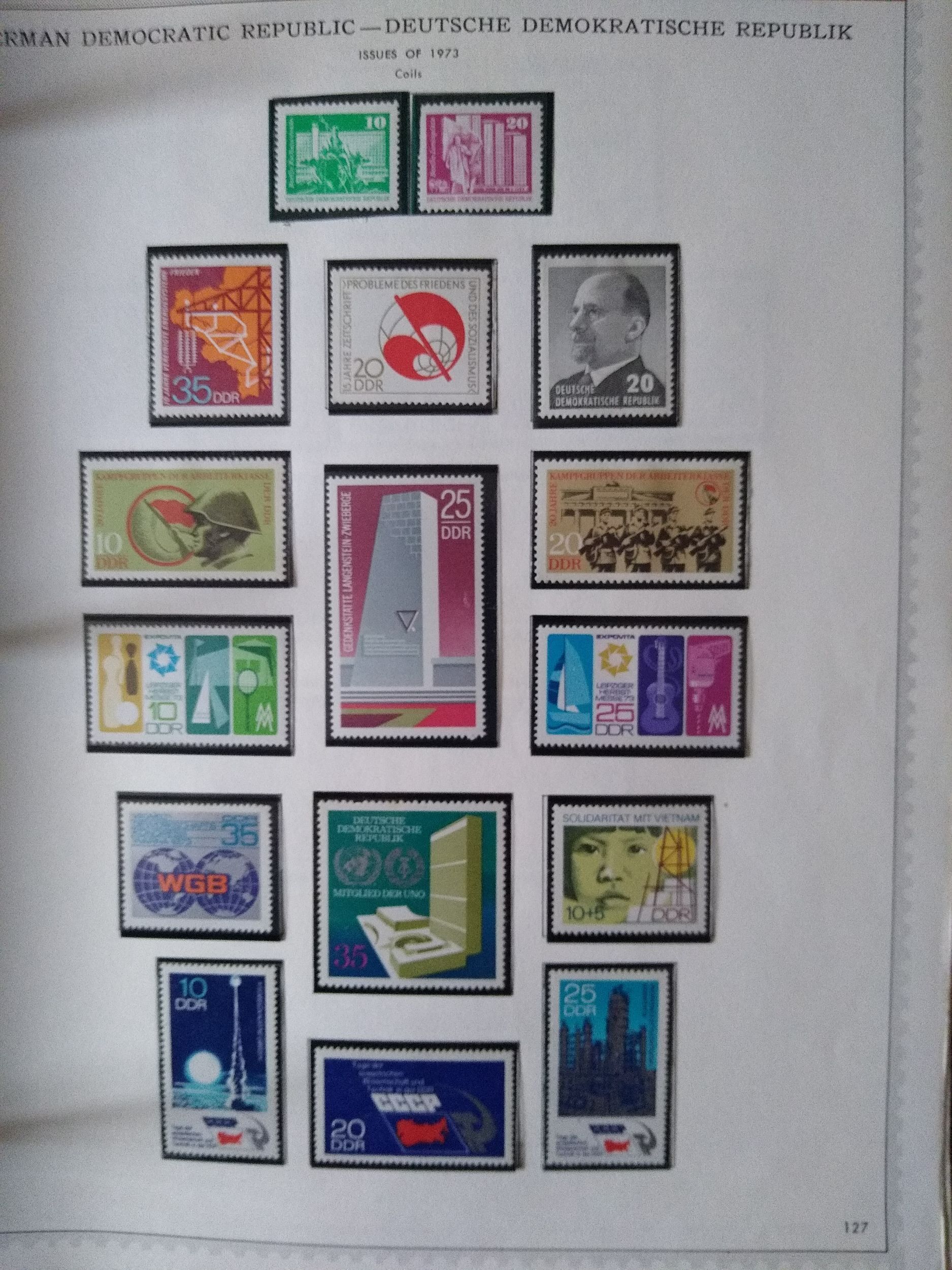 collection in album Germany DDR to 1976 in a 3 ring binder CV $400 ...