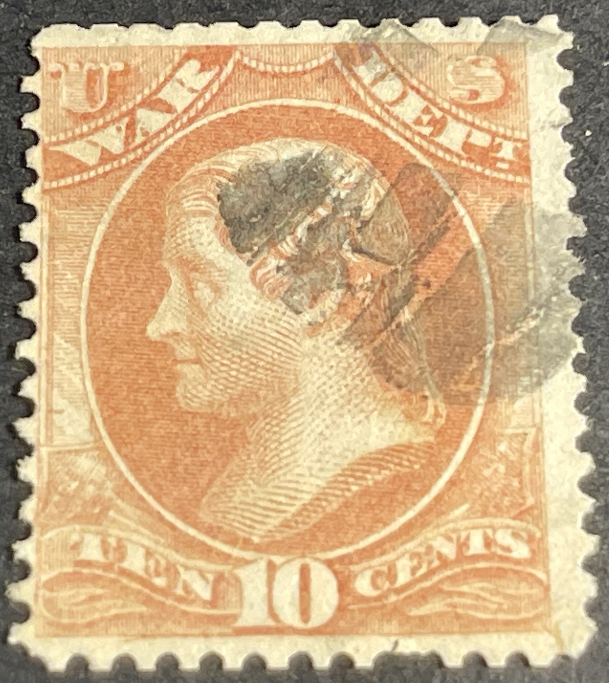 U.S. # O88--Used---Rose--Dept. of War---Official---1873 | United States ...