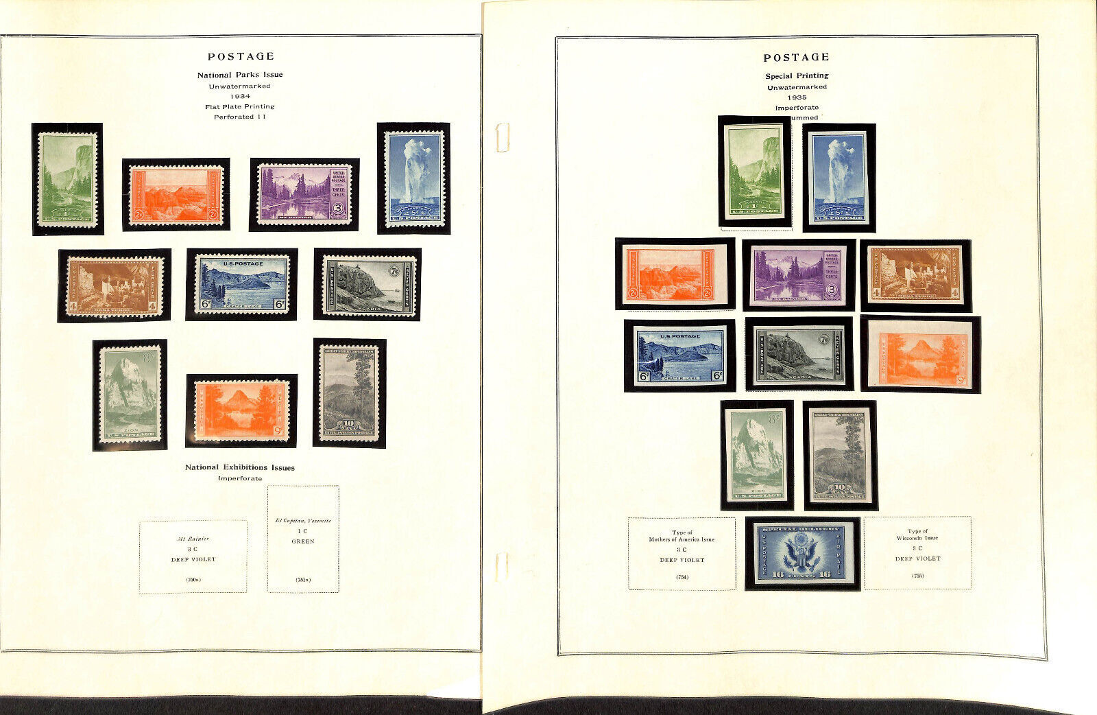 United States Stamp Collection in Scott National Album, 1846-1969 (AG ...