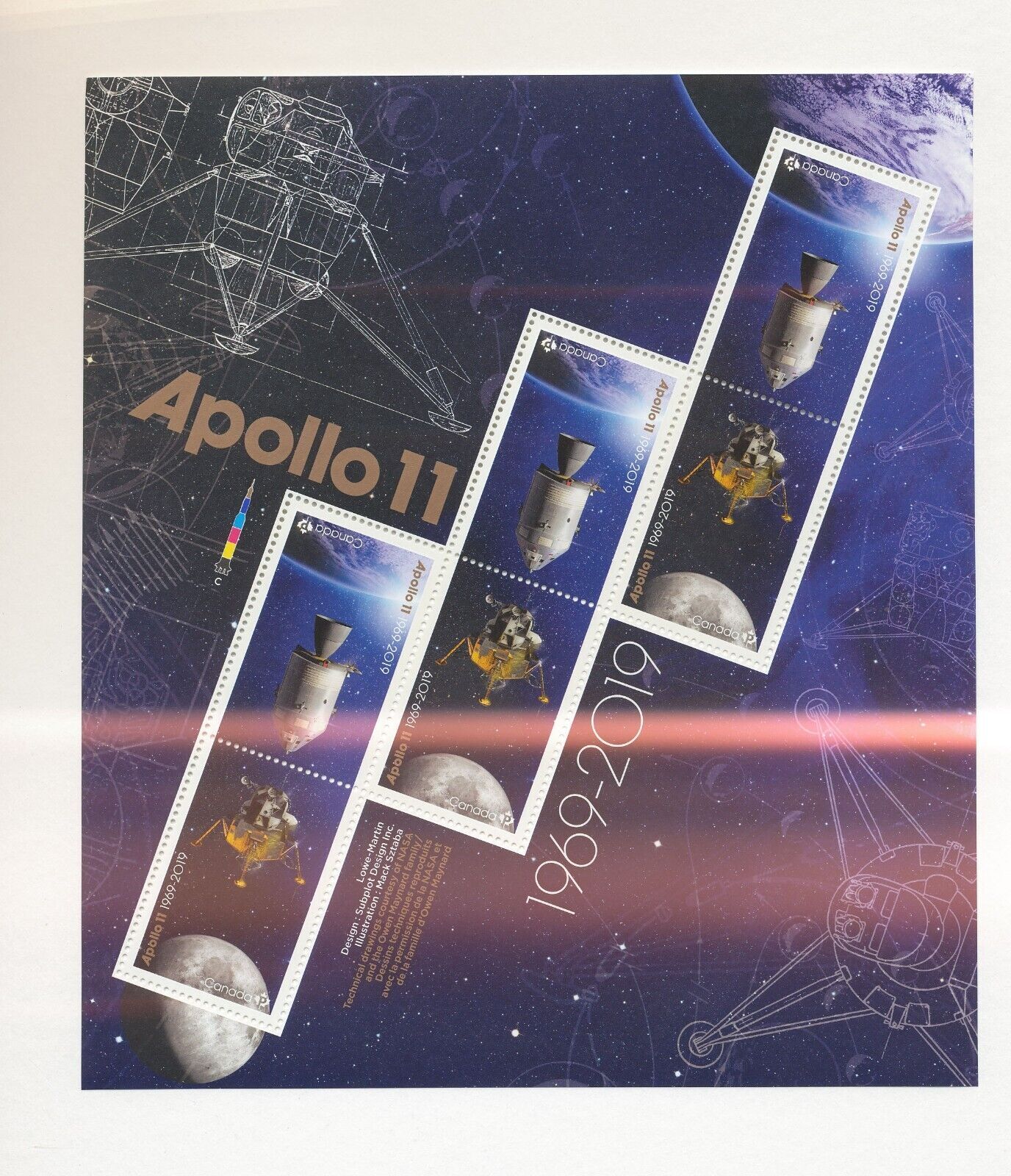 CANADA - Scott 3186-3187 - MNH S/S - Apollo 11 - 1969-2019 | Canada ...