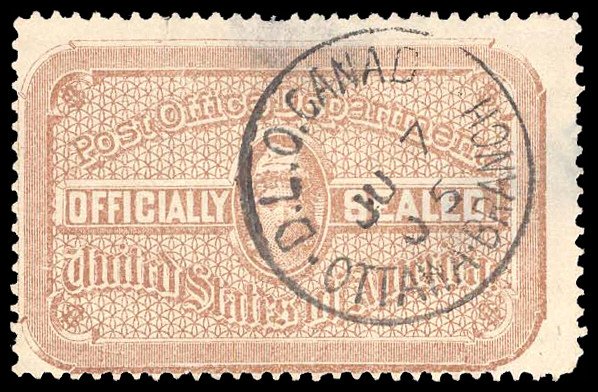 U.S. POST OFFICE SEALS OX11c Used (ID # 91389) / HipStamp