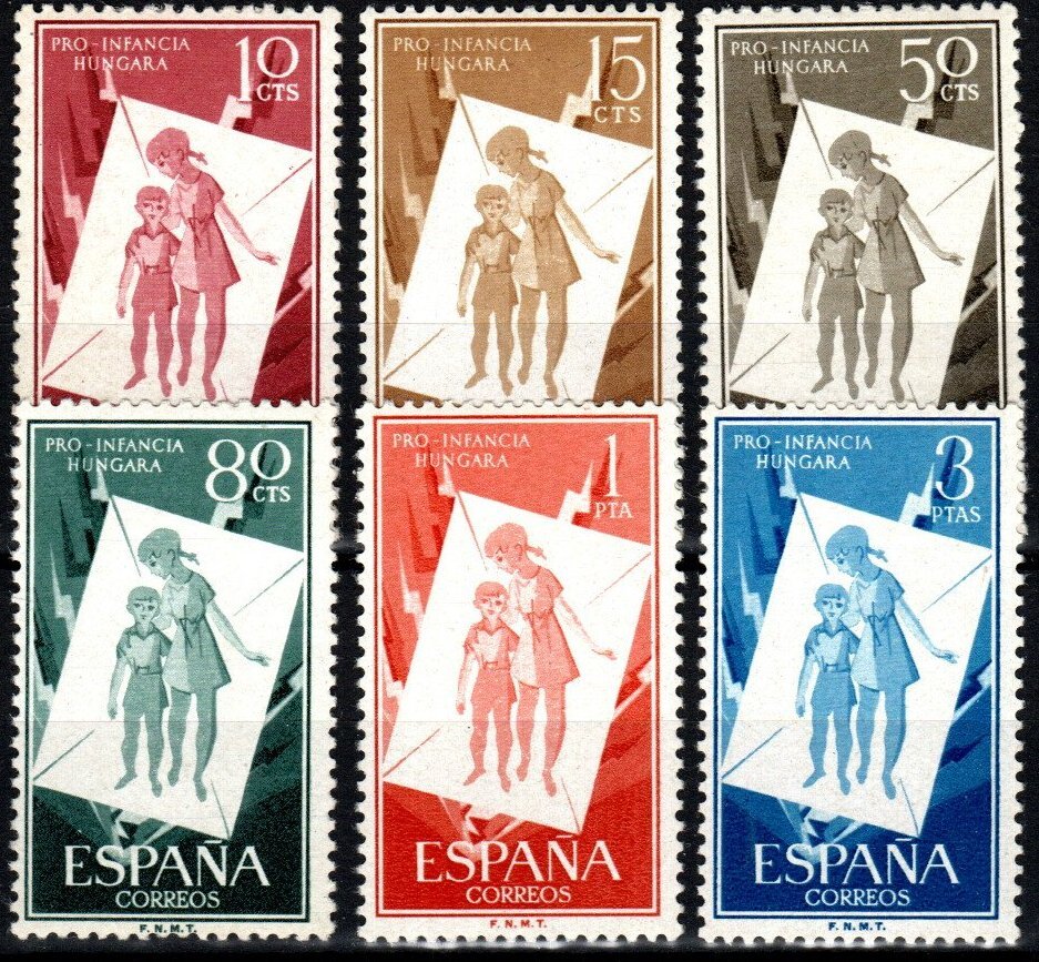 Spain #857-62 MNH CV $16.00 (X1061) | Europe - Spain & Colonies ...