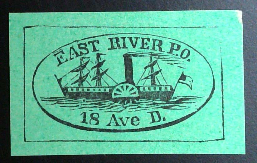Scott#62L Local - L138 Design - Forgery B - East River P.O. | United ...