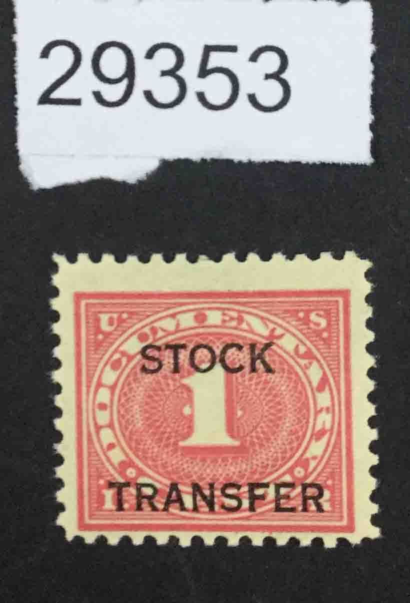 US Stamps #Rd1 Mint OG NH LOT #29353 | United States, Revenues - Stock ...