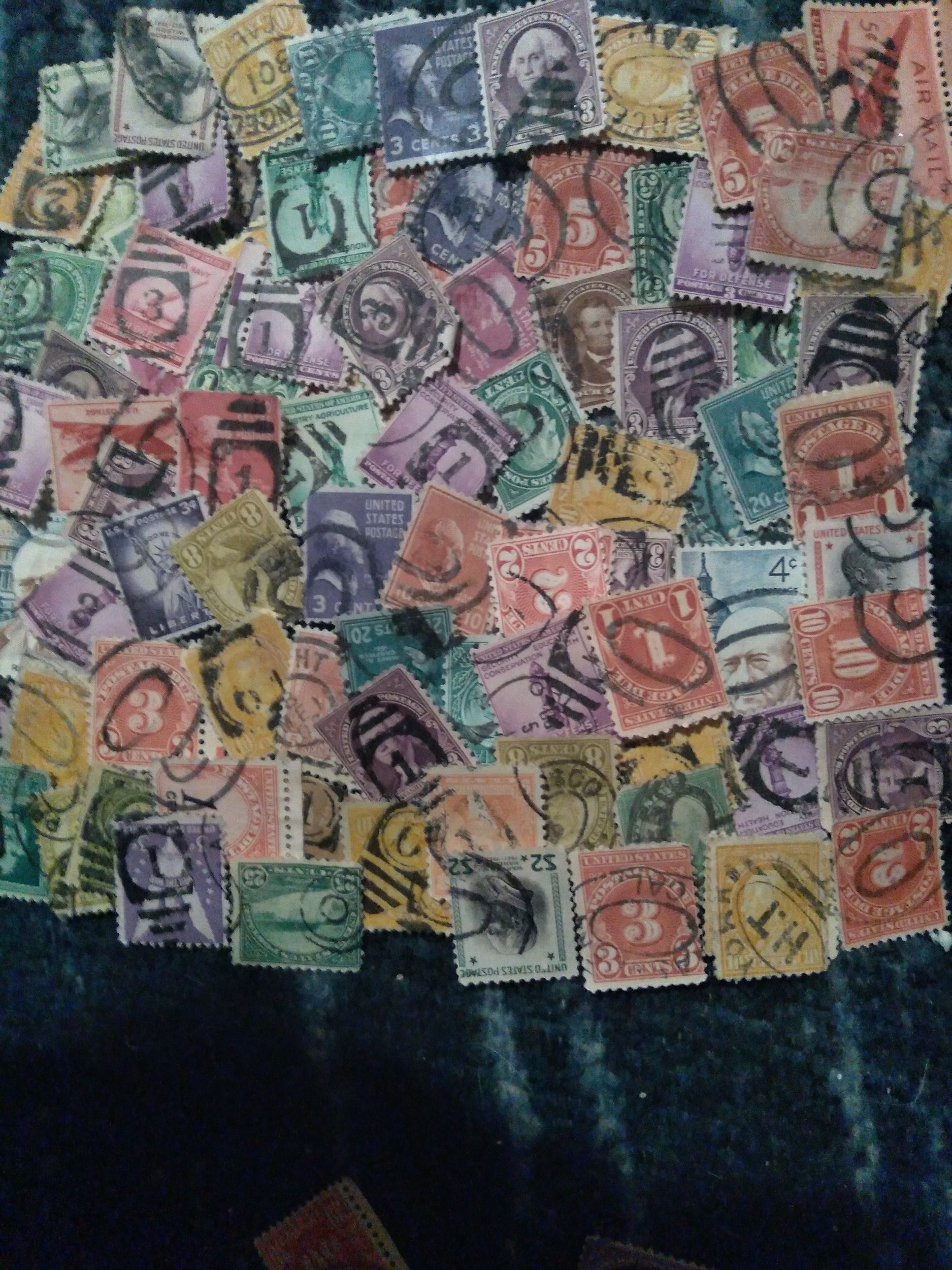 100 USA FANCY CANCELS. Used XF Extra-Fine! Vintage/Antique: Over 65 ...