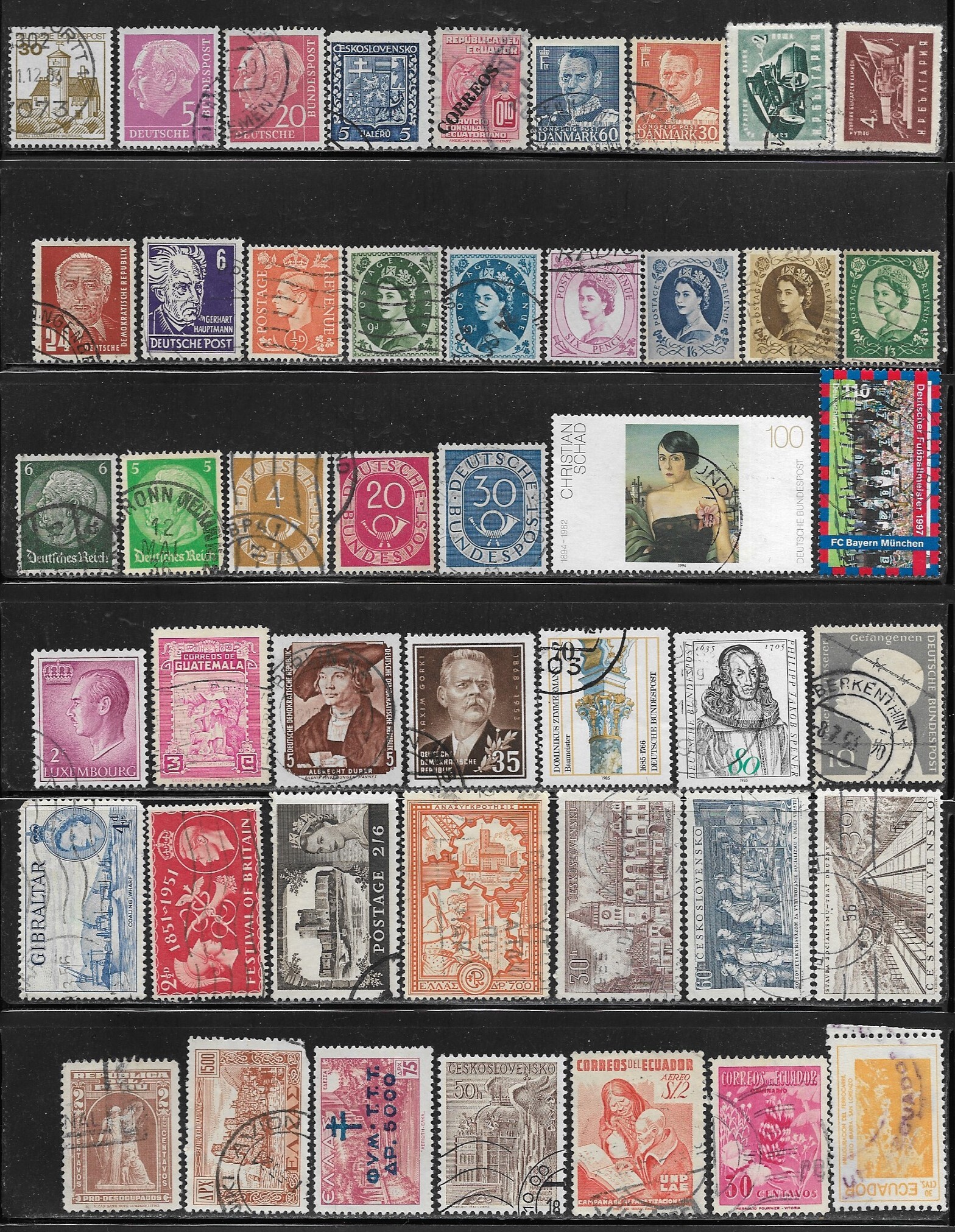 Worldwide Off Paper Packet Mix of 46 all different Stamps World ...