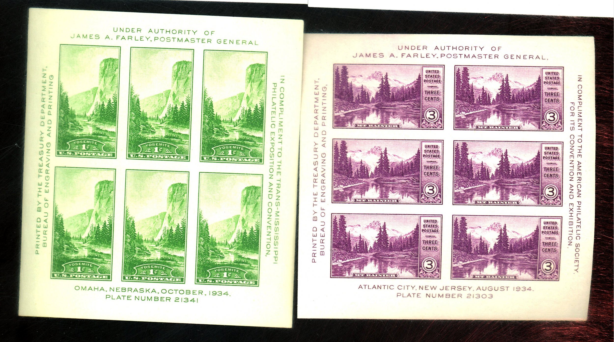 750-1 Mint S/S FVF OG LH Cat $30 | United States, General Issue Stamp ...