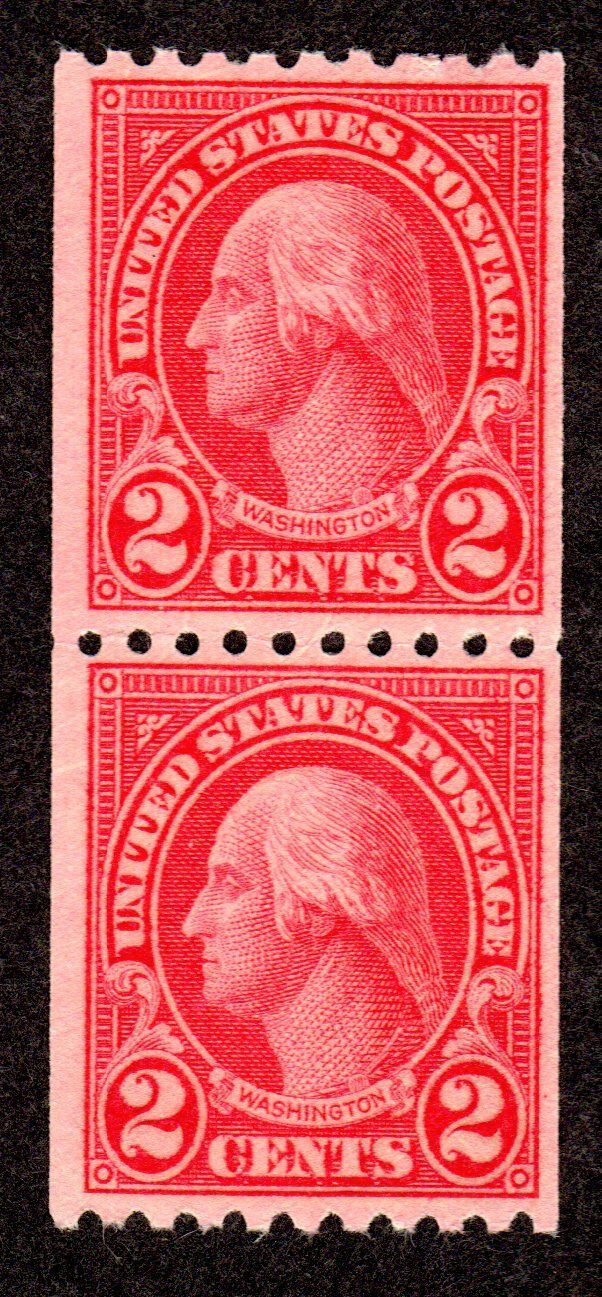 USA, Scott # 606, Mint No Gum pair CV = $ 0.85 Lot 230711 -02 | United ...