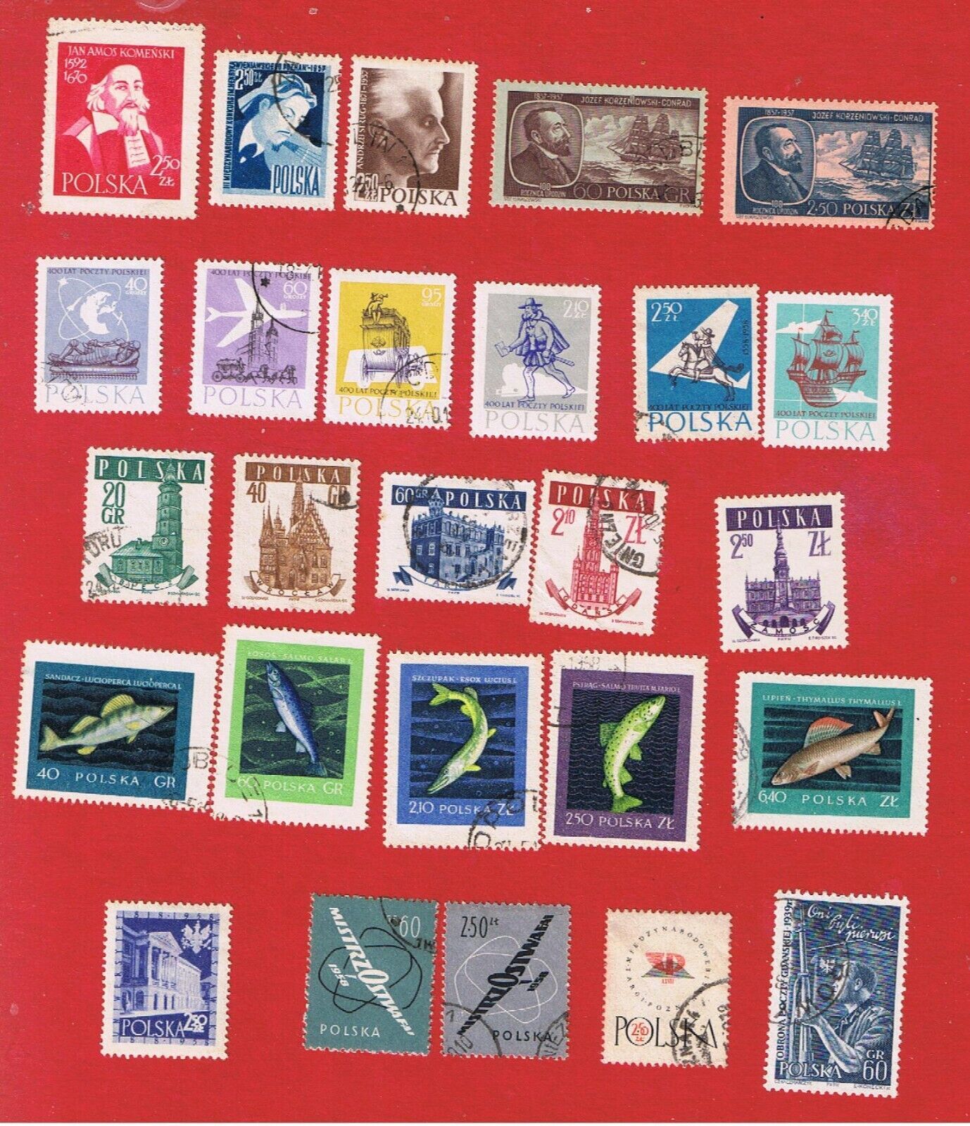 Poland #794-819 VF used 5 sets + singles Free S/H | Europe - Poland ...