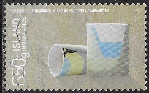 Iceland 1398 Used - Art - Sediments, Ceramic Art by Ólöf Erla ...