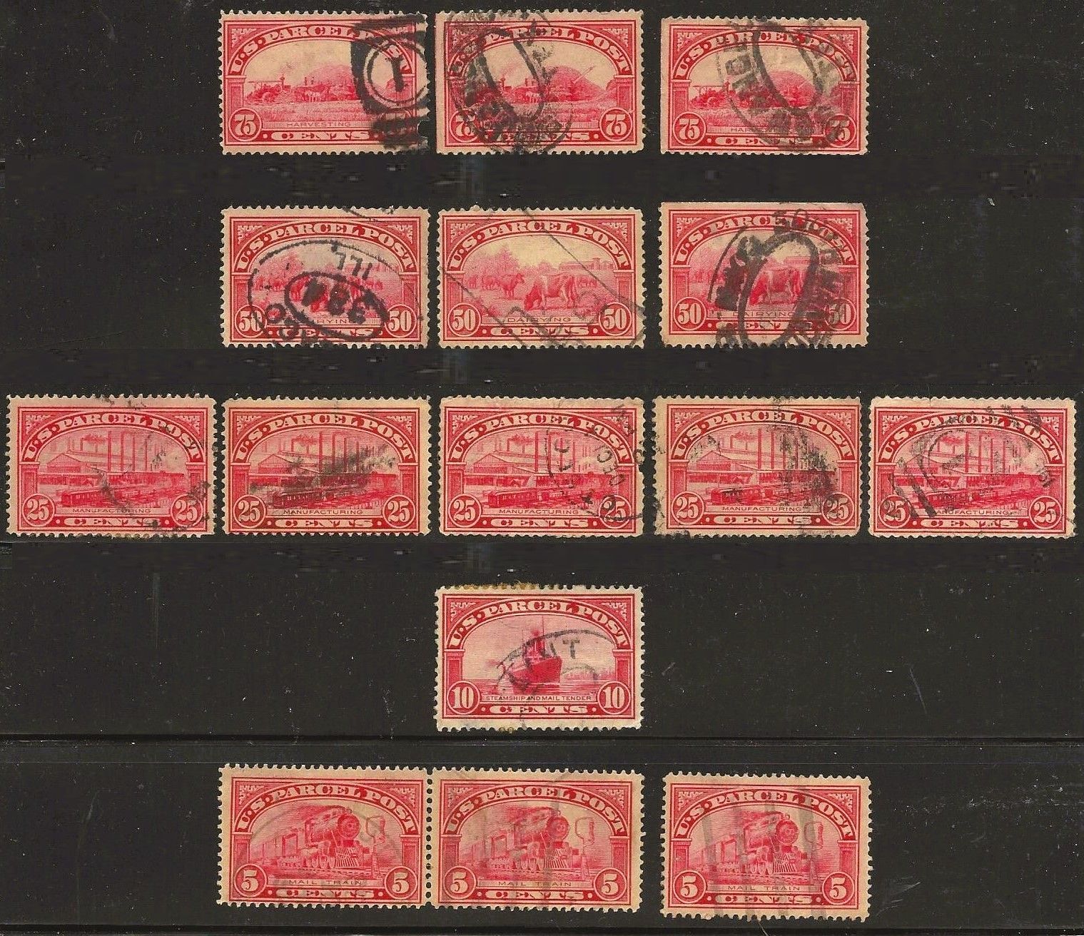 United States Hi Value Parcel Post Group - See Scan - High CV | United ...