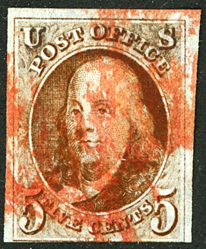 U.S. #1 USED | United States, General Issue Stamp / HipStamp