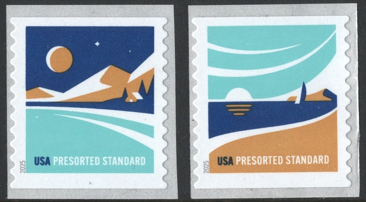 SC#5958-5959 (Presorted Standard) American Vistas Coil Singles (2025 ...