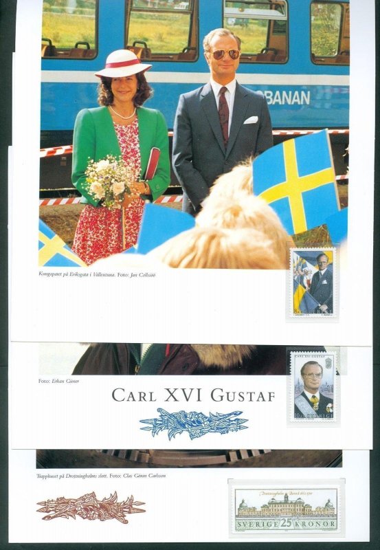 Sweden Folder 1993 6 Pages. "The Royal Family" MNH. Complete Set + 25 ...