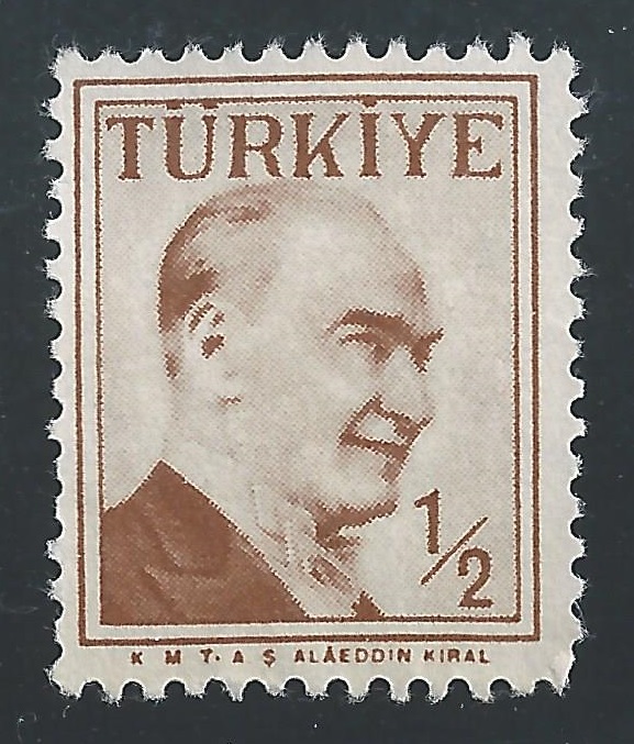 Turkey #1264 1/2k Kemal Ataturk | Europe - Turkey, General Issue Stamp ...