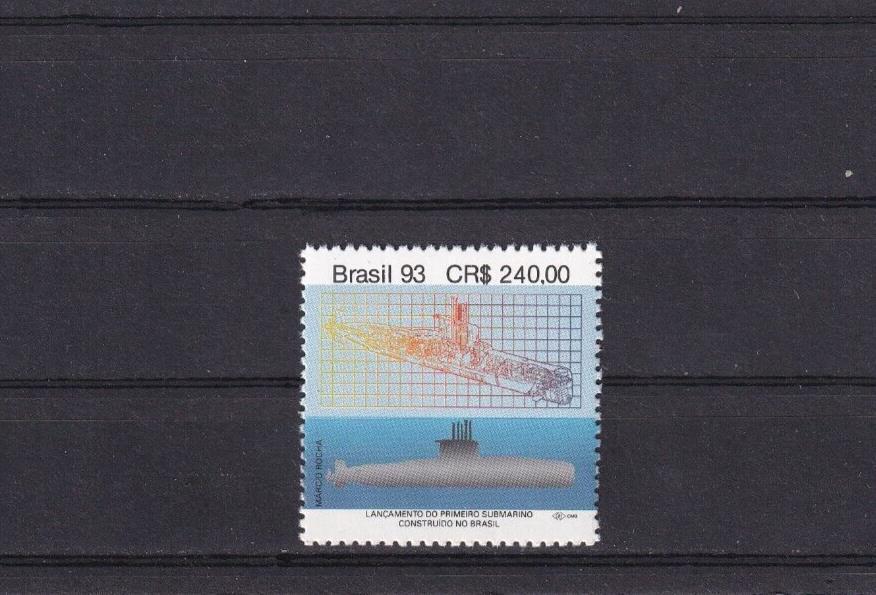 SA06 Brazil 1993 Launch of the First Brazilian-built Submarine mint ...