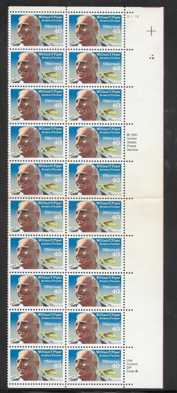 #C132 MNH Zip, Copy and Plate Block Strip of 20 PL#S1111 U.R. | United ...