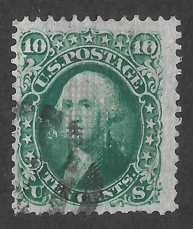 Doyle's_Stamps:1868 Grilled Washington 10-cent, Scott #96 | United ...