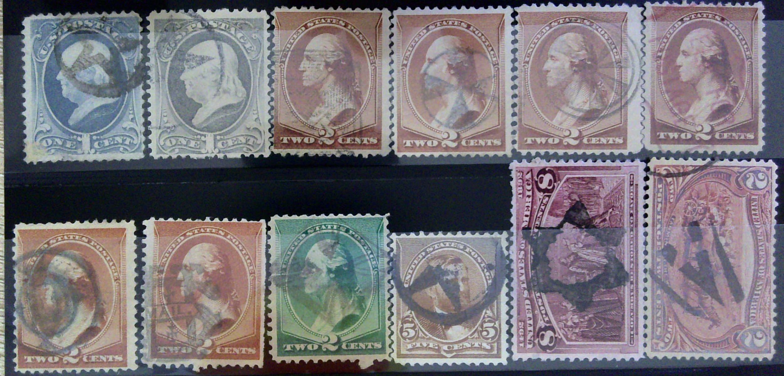 Fancy Cancels lot | United States, General Issue Stamp / HipStamp