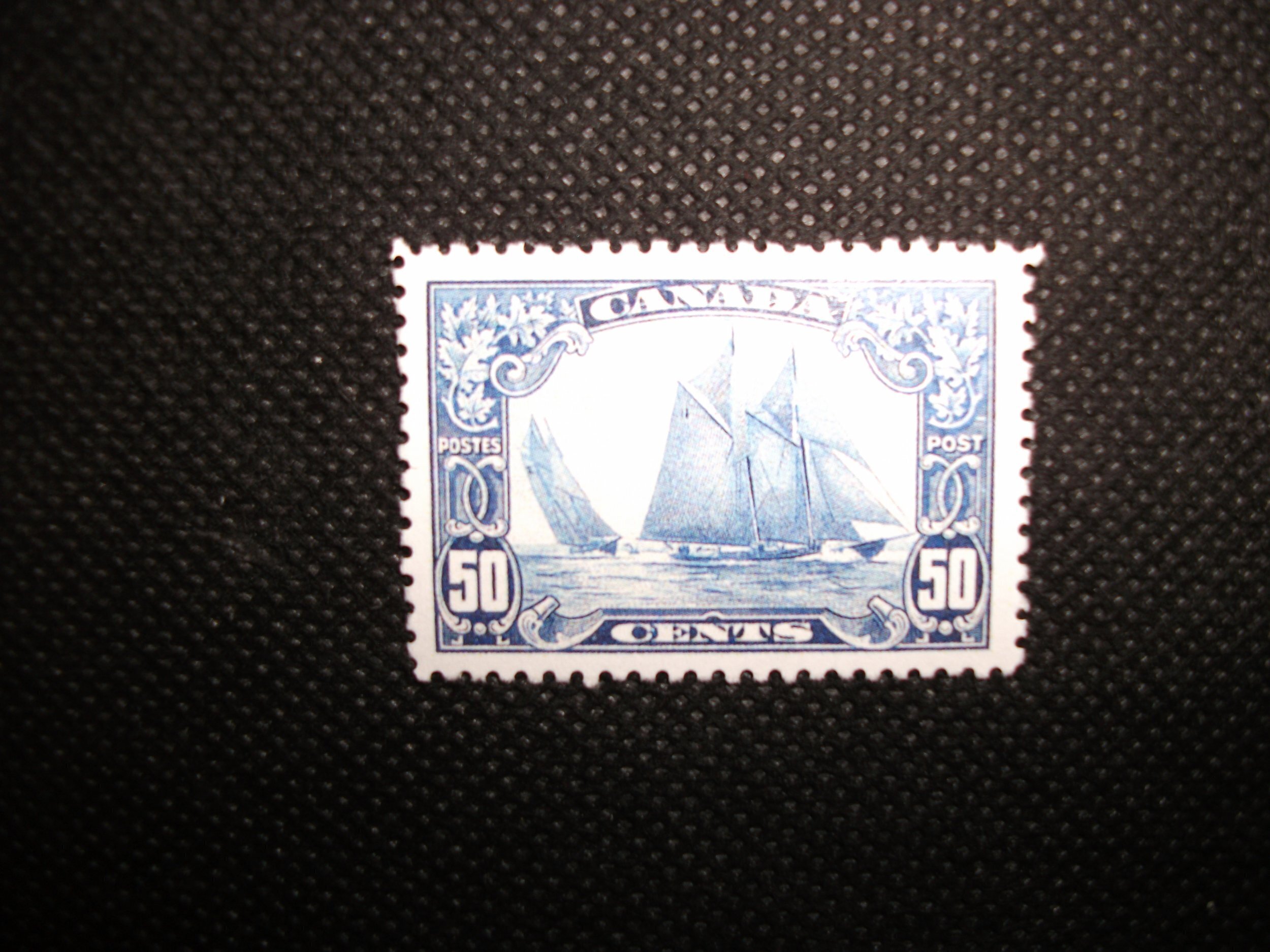Canada Nova Scotia 50c Forgery copy Bluenose Schooner Mint No Gum ...