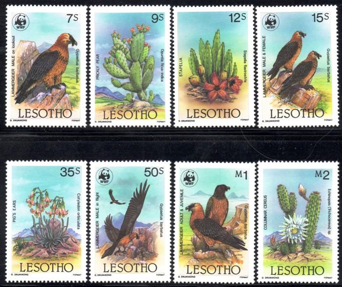 Lesotho - 1986 Fauna and Flora Set & MS MNH** SG 677-685 / HipStamp