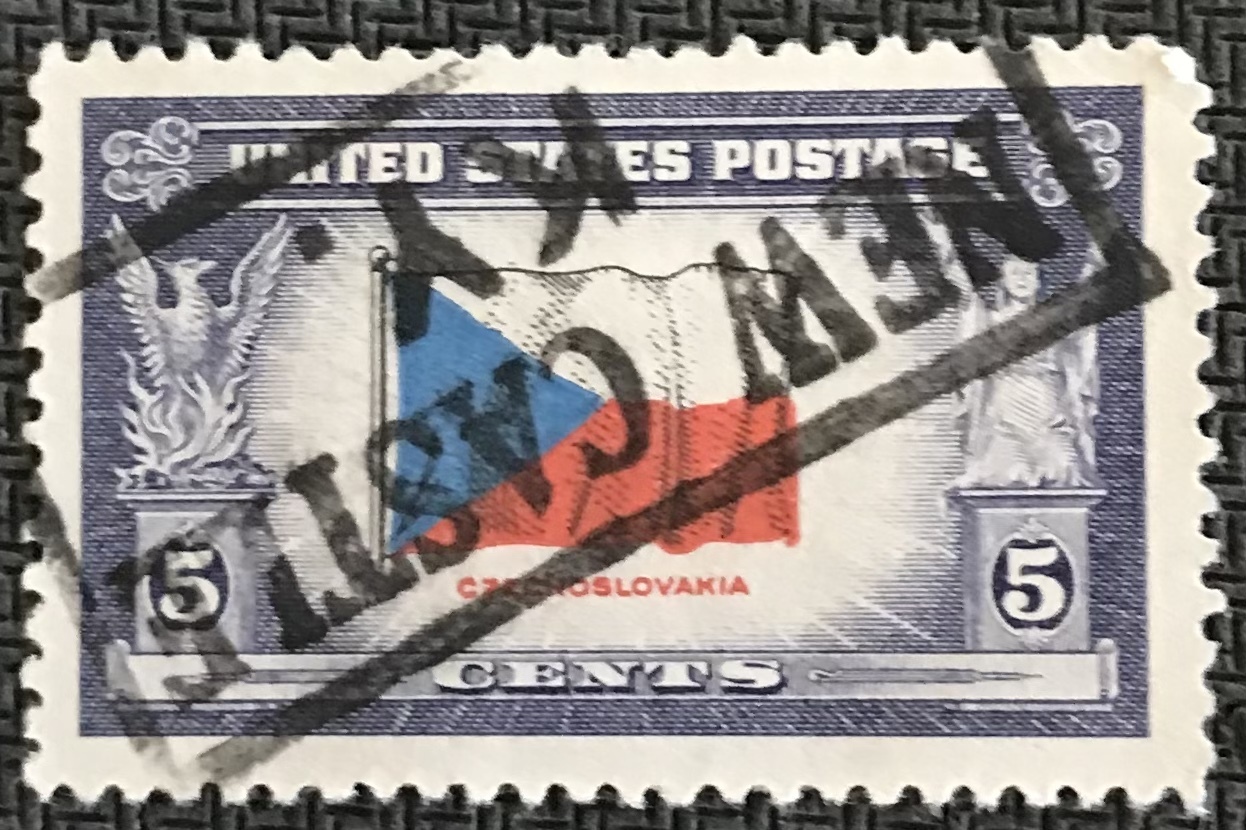 US #910 Used Single Czechoslovakia-Overrun Countries Precancel? SCV $. ...