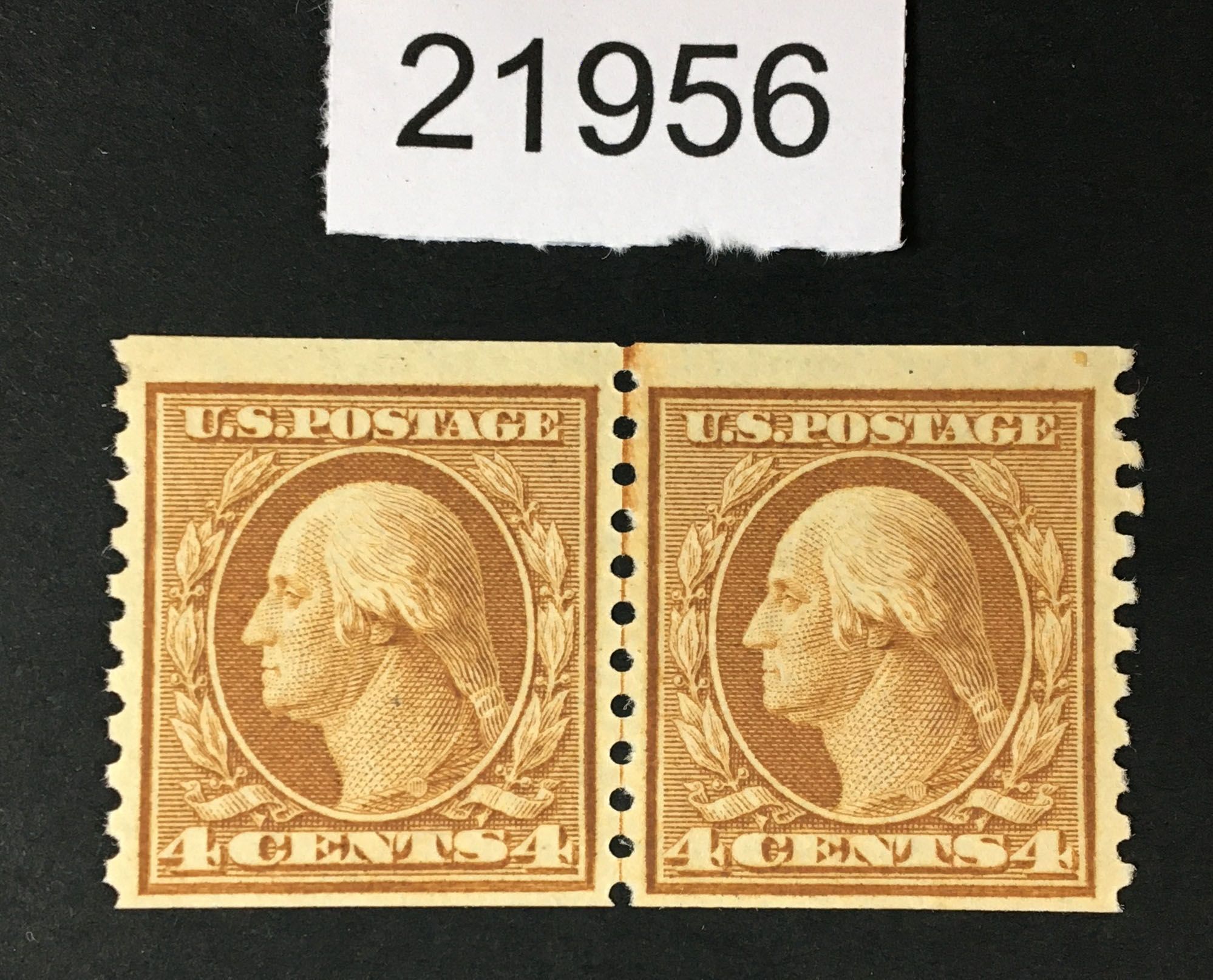 US Stamps # 495 Mint OG LH Line Pair $75 LOT # 21956 | United States ...