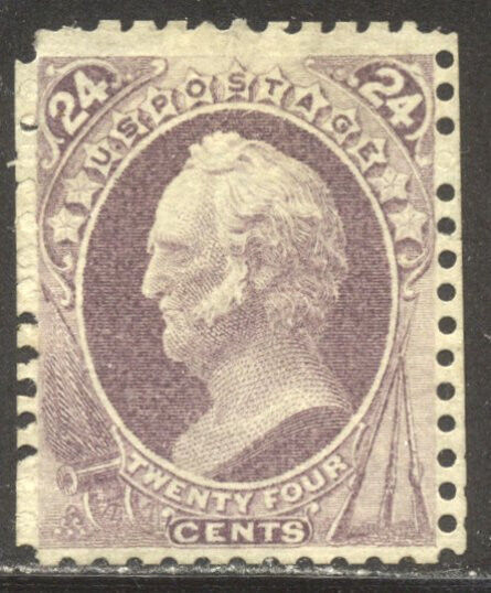 U.S. #175 CHOICE Unused RARE w/ Cert - 24c Purple, Special Printing ...