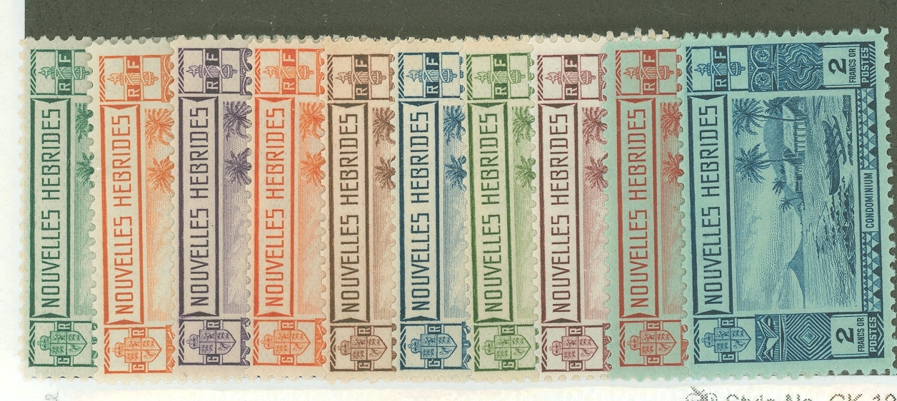 New Hebrides, French #55-64 | Worldwide - Other, General Issue Stamp ...