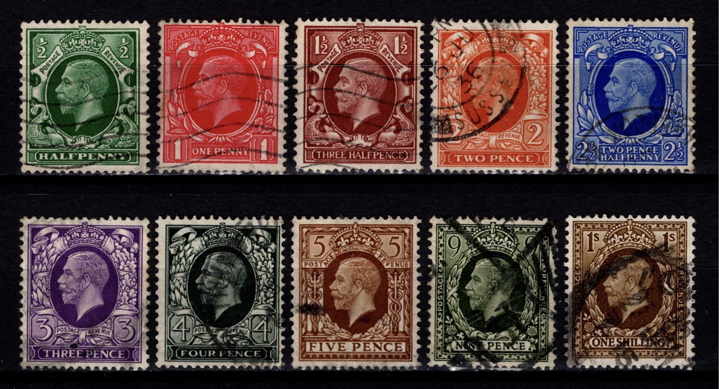 Great Britain 1934-36 George VI Definitives, Part Set [Used] | Great ...