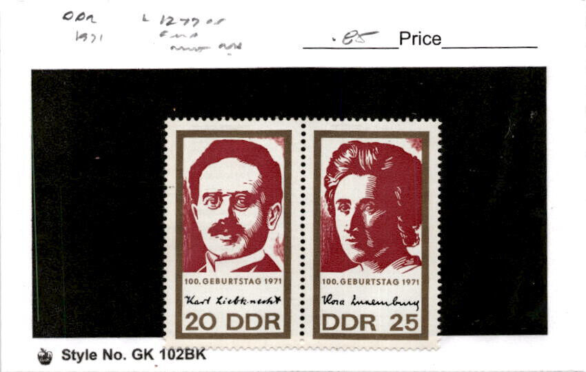Germany - DDR, Postage Stamp, #1277a Mint NH, 1971 Karl Liebknecht (AB ...