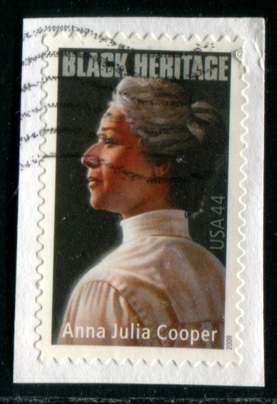 4408 US 44c Anna Julia Cooper SA, used on paper | United States ...