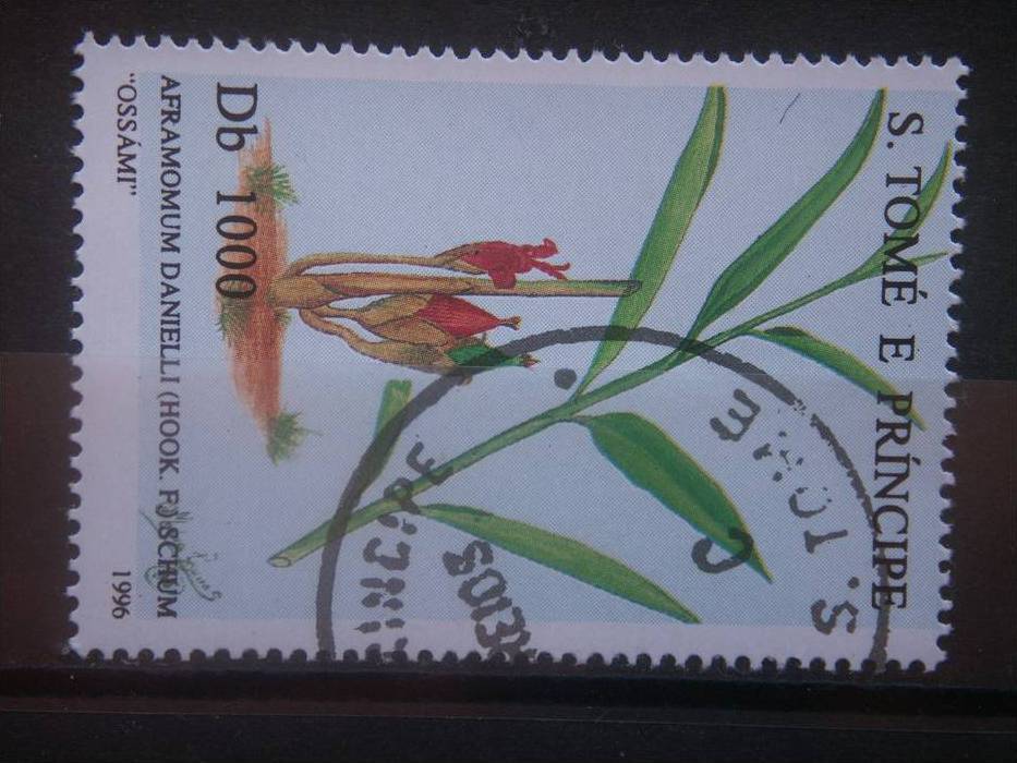 ST. Thomas and Prince, 1996, Cto, Plants | Caribbean - St. Thomas and ...