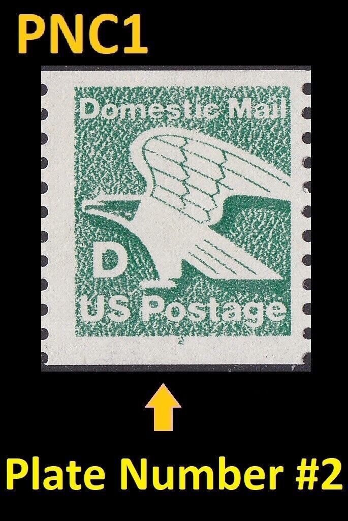 US 2112 Green Eagle D Rate 22c PNC1 #2 MNH 1985 | United States ...