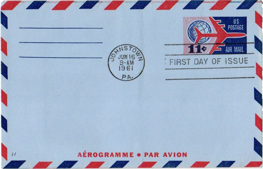 #UC35 Jet Airmail Air Letter Sheet – No Cachet | United States, Postal ...