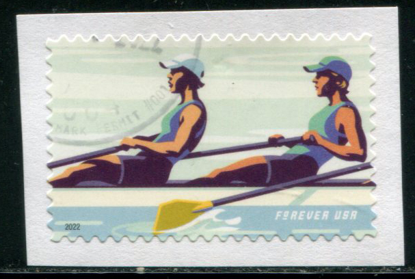 5696 US (58c) Women's Rowing SA, used on paper | United States, General ...